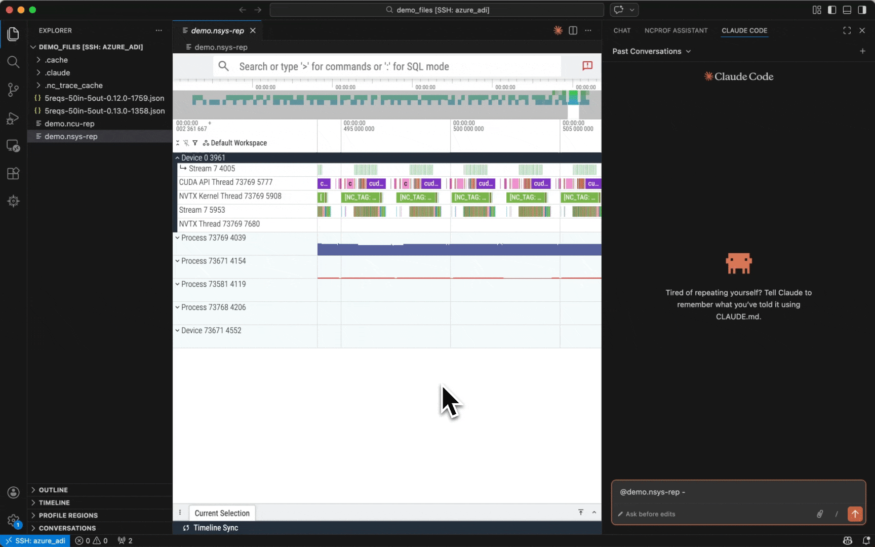 nCompass - AI-Powered Performance Profiling IDE